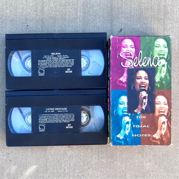 Media | Selena The Final Notes 2tape Vhs Documentary Set 1995 | Poshmark